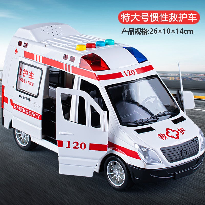 Generic Kids Large Ambulance Fire Truck Toy Model5-door extra-large ...