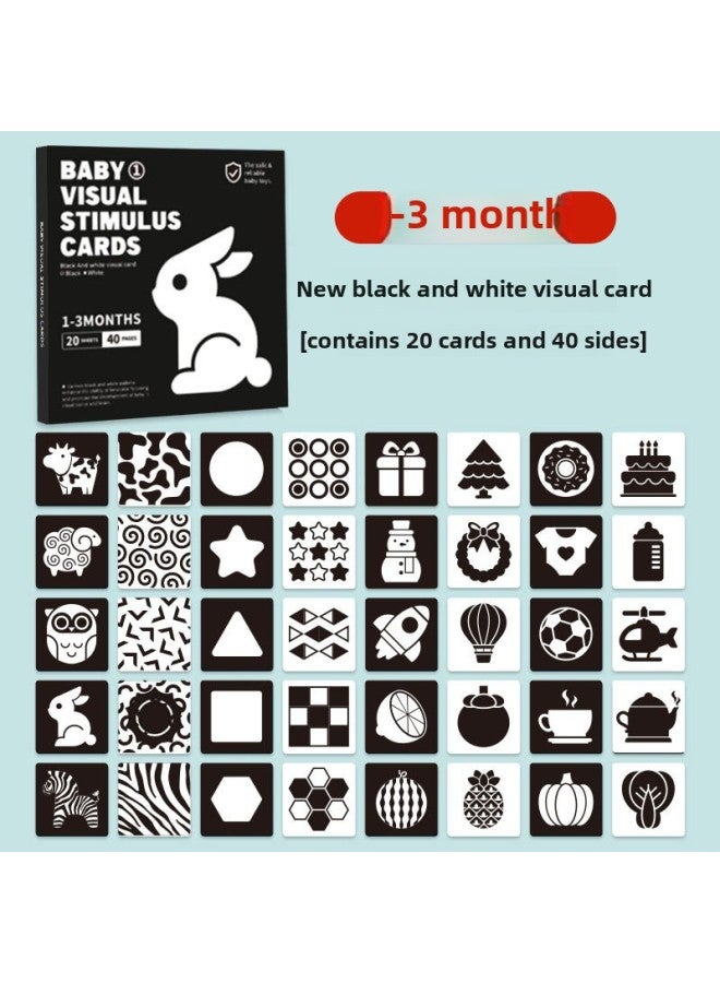Generic Baby Neonatal Early Education Black And White Visual Exercise ...