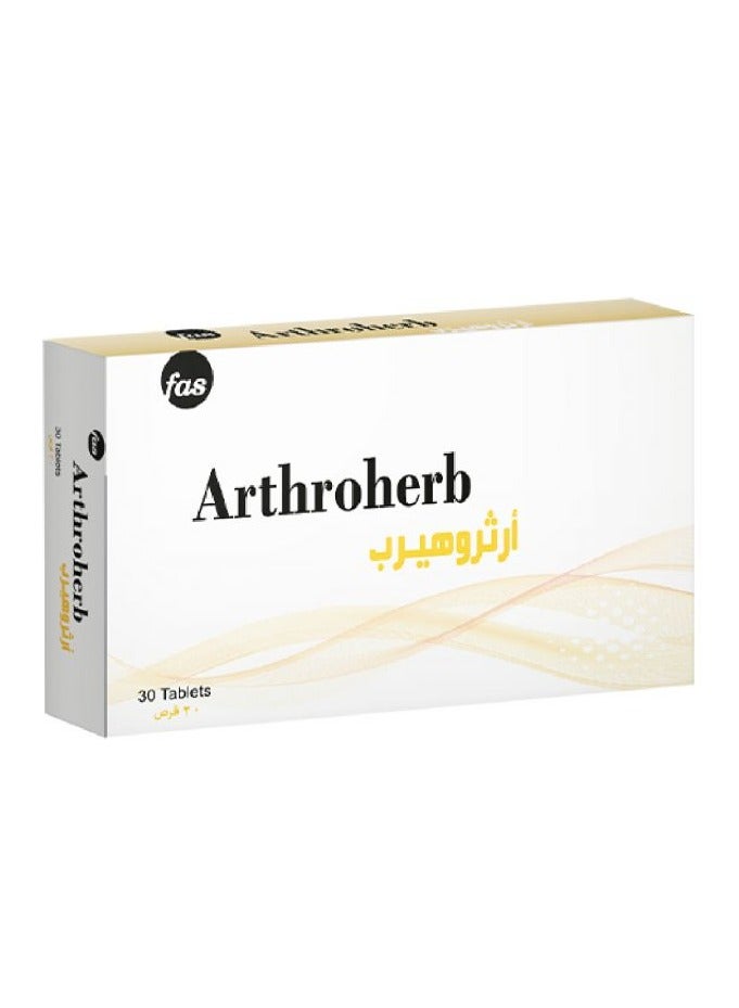 fas Arthroherb Natural Analgesic for Pain and Osteoarthritis 30 Tablets ...