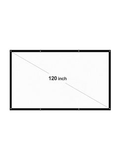 Generic 120-inch Portable Projector Screen HD 16:9 White Dacron 120 ...