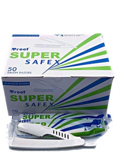 Safex 50 Shaving Razor Blades Super For Defining Beard Hair KSA ...