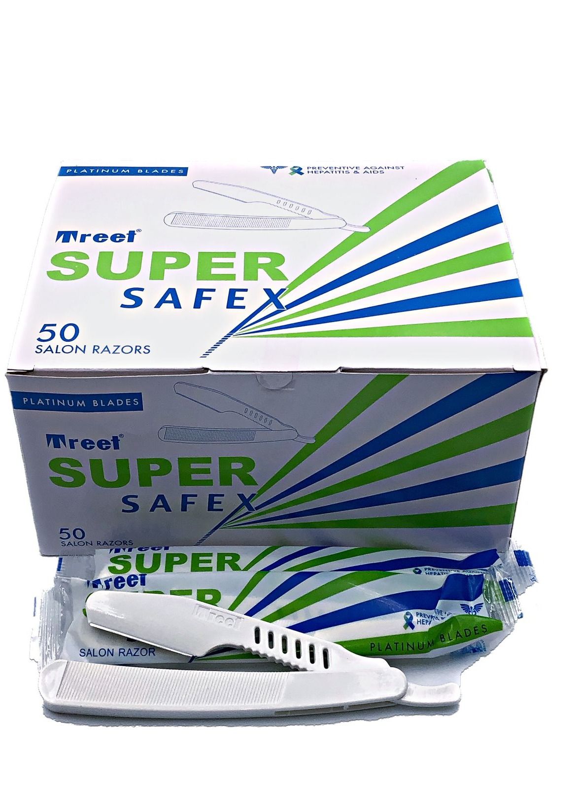 Safex 50 Shaving Razor Blades Super For Defining Beard Hair | Best ...