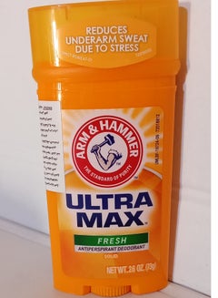 Ultra Max Arm & Hammer Ultra Max Solid Yellow Antiperspirant Deodorant ...