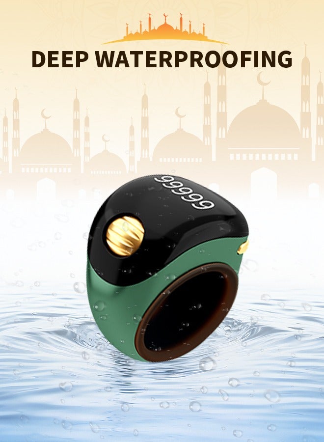Generic Waterproof Tasbeeh Ring with Vibration Feedback, Rolling Smart ...