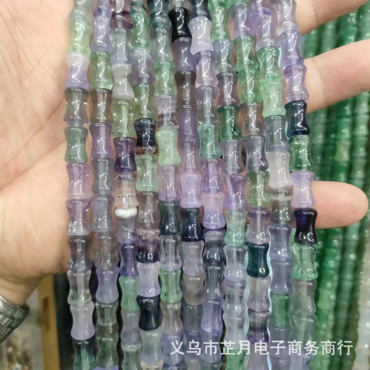 Generic Agate Crystal Bamboo Beads Taicui Festival High Transfer Beads ...