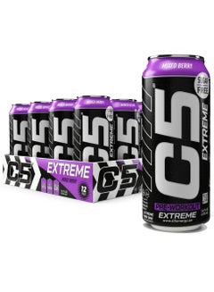 C5 C5 Energy Drink Extreme Mixed Berry - Pre Workout , Sugar Free, Zero ...
