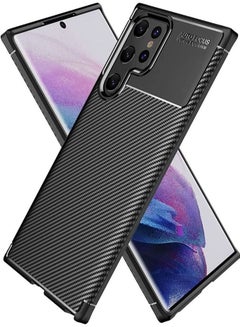 AUTO FOCUS Samsung Galaxy S22 Ultra Case - Soft TPU Silicone striped- Slip-Resistant Shockproof ...