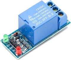Wozlo 1 Channel 12V Relay Card (With LED), Single 12V Relay Module 12 ...