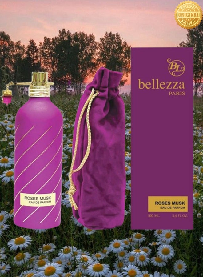 bellezza Bellezza Paris Rose Musk Perfume 100ml EDP | Best Price KSA ...