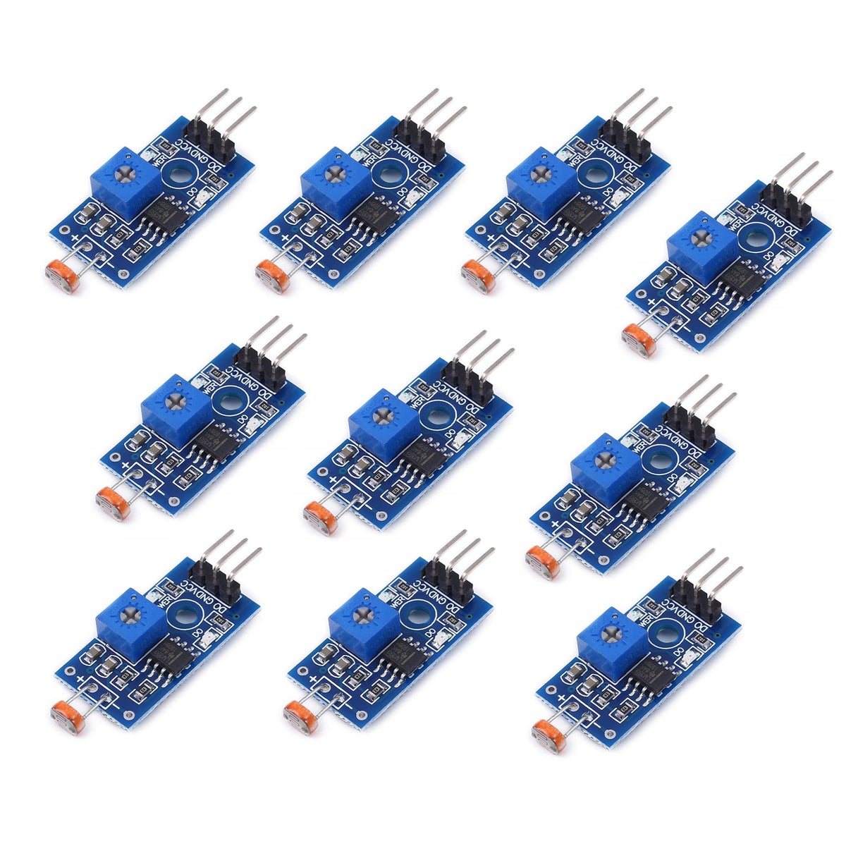 Teyleten Robot Teyleten Robot 5MM LDR Photosensitive Sensor Module ...