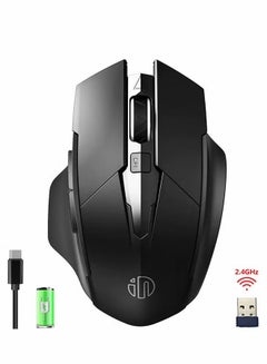 inphic Wireless Mouse, TYPE-C Rechargeable Wireless Mouse, Silent ...