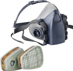 3M 7502 Half Face Mask (Medium) + 6051 A1 Mask Filter KSA | Riyadh, Jeddah