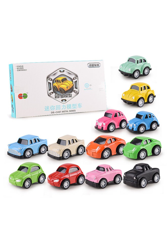 Generic Children's Excavator Pull Back Alloy Car Set Baby Q Version ...