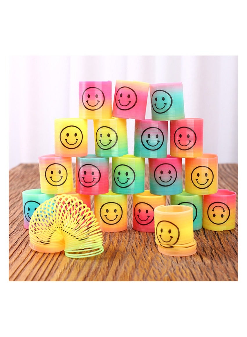 RATSAW 30 Pack Spring Rainbow Magic Fidget Stress Coil Mini Springs ...