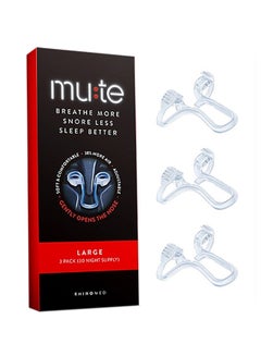 Rhinomed Mute Nasal Dilator For Snore Reduction Antisnoring Aid ...