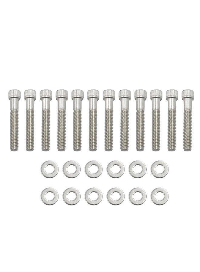 Generic SBF INTAKE MANIFOLD BOLTS STAINLESS STEEL KIT Replacement for ...
