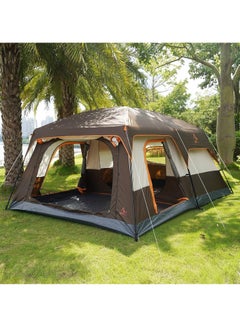 Generic 4-12 Person Family Camping Tent, Stable Steel Pole Construction ...