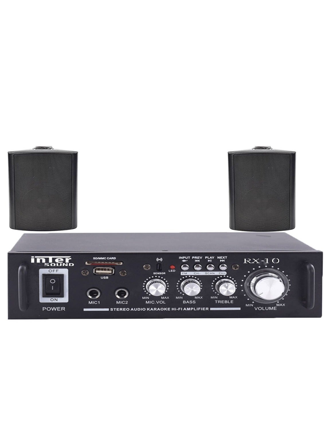 Generic Sound System 2, wall speaker and subwoofer from Inter Sound ...