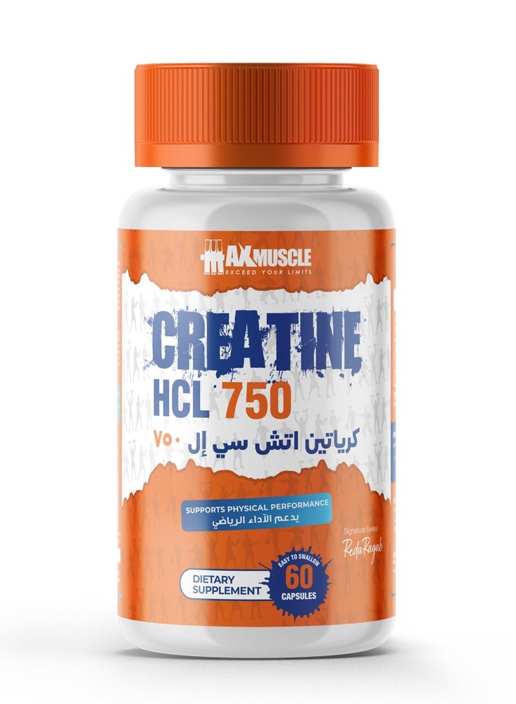 Max Muscle Creatine Hcl 750-60Serv.-60Capsules | Best Price Egypt ...