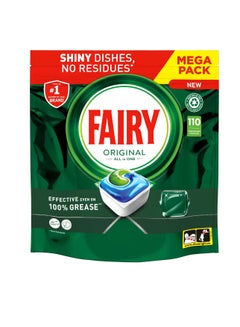 Fairy Original ADW All in One Dishwasher Detergent Descaler 110 Tablets ...