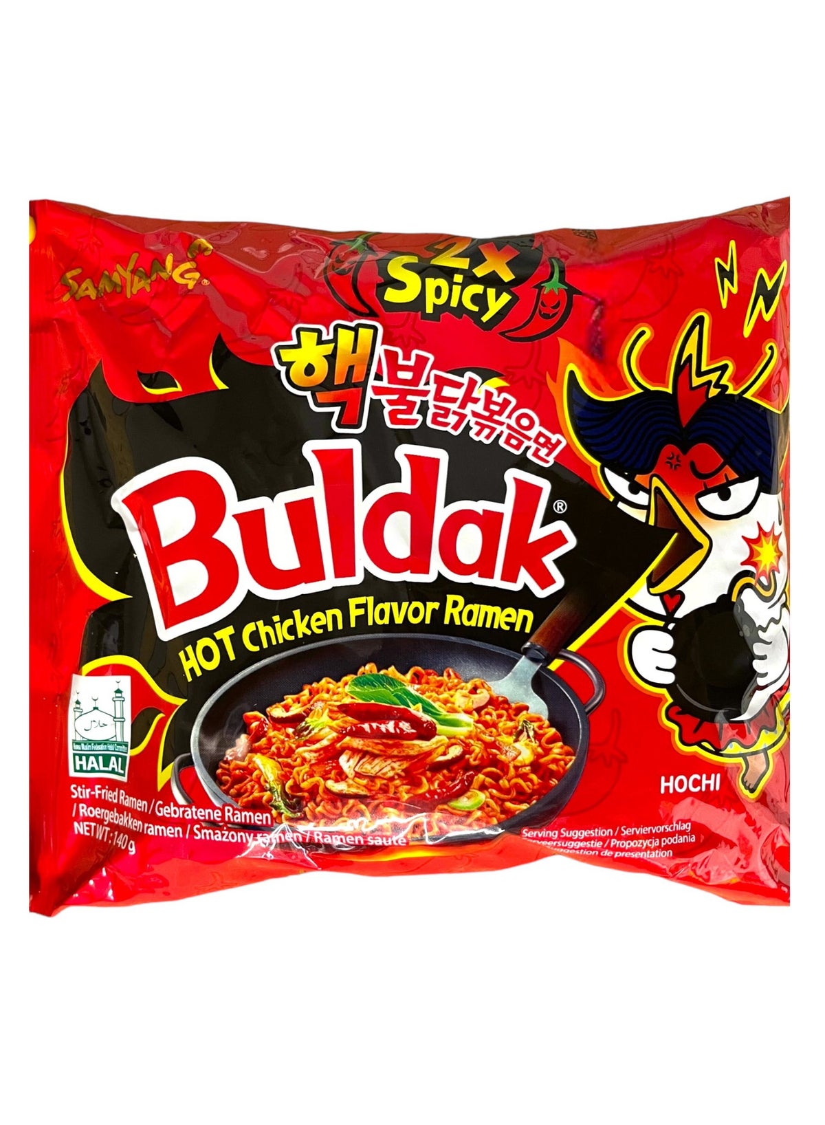 Samyang Samyang 2X Spicy Buldak Hot Chicken Flavor Ramen Noodles 140g ...