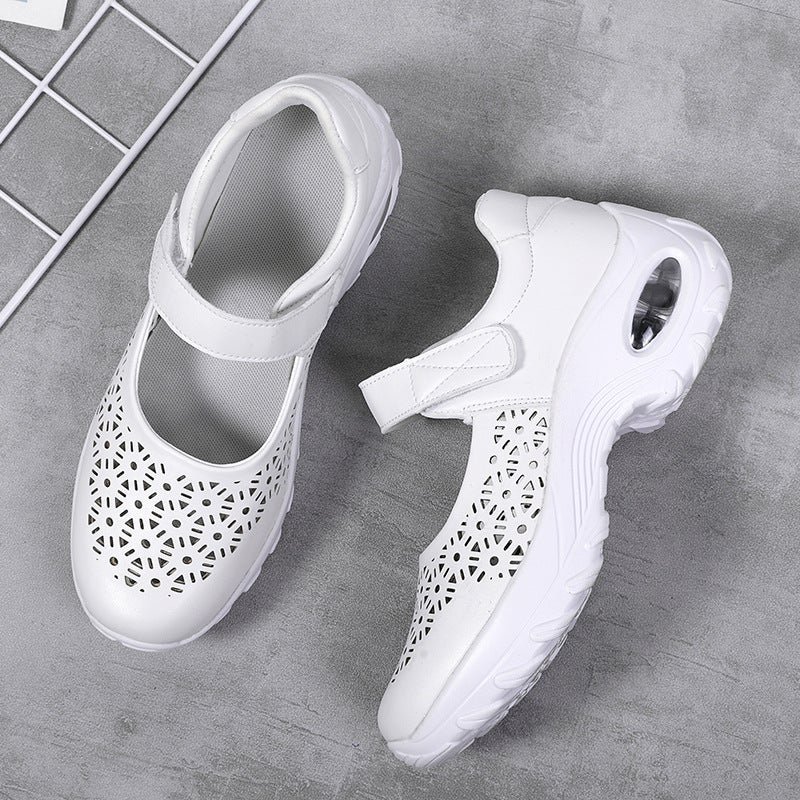 Generic 2020 Spring And Mesh Hollow Sneaker Shallow Mouth Slip-On Mom ...