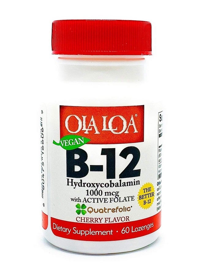 Ola Loa Ola Loa Vitamin B12 Sublingual Cherry Dietary Supplement - HydroxyCobalamin, Active ...