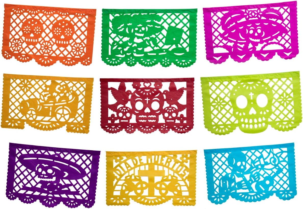 Fiesta Brands Altar de Ofrendas Dia de Los Muertos Mexican Papel Picado ...