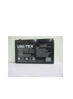 UniTex 12V7.2AH/F1 Rechargeable Valve Regulated Lead Acid Battery 12 ...