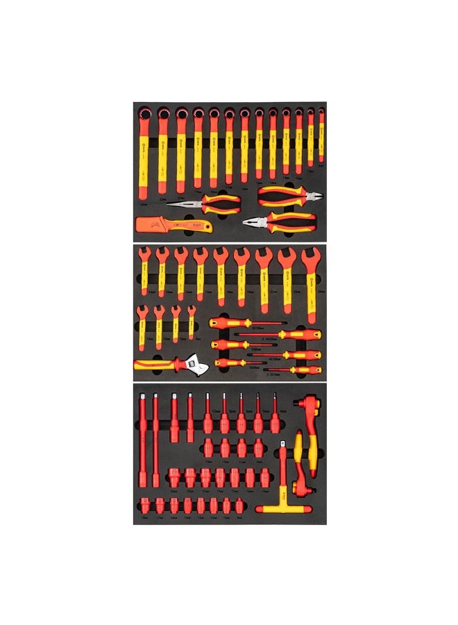 Sata 68-Pieces VDE Tools Set, VDE Certified Tool Box- SC09928 | Best ...