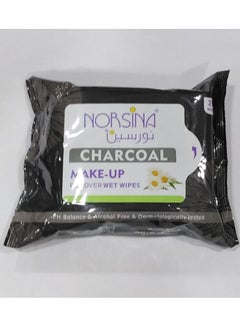 Norsina Norsin makeup remover wipes with charcoal and chamomile for ...