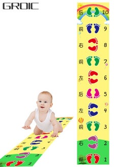 GROIC Education Mat for Home, School Supplies Hand & Foot Hopscotch Mat ...
