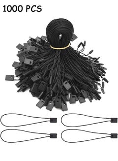 HY 1000 Pcs Hang Tag String 7 Inch Nylon String Snap Lock Pin Loop ...