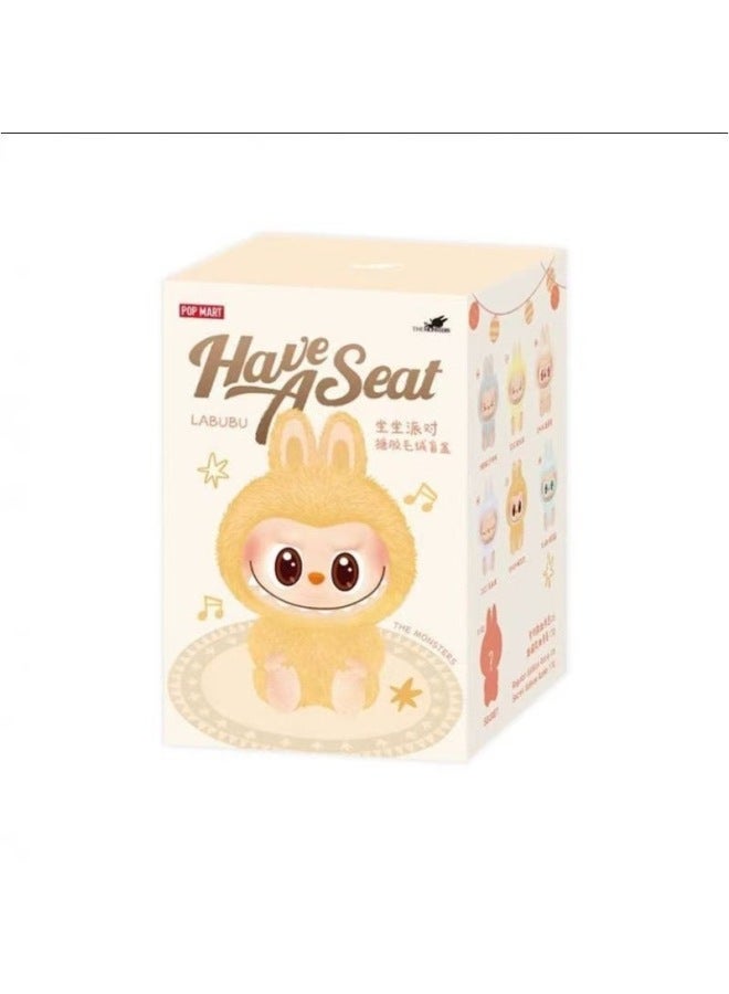 Generic Second Generation Blind Box Sitting Posture Labubu Doll Bubble ...
