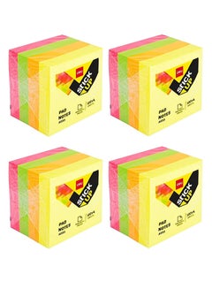 Deli 4-Pack Multi Colour Sticky Notes 2x2 Inch Size UAE | Dubai, Abu Dhabi