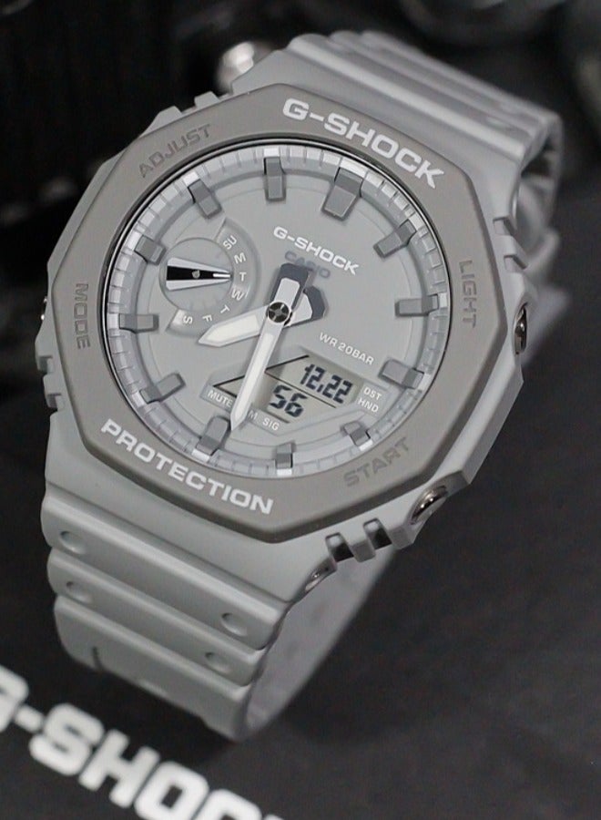 CASIO CASIO G-Shock Grey Men's Watch Fashion Analog Digital Quartz ...