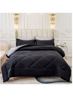 Donetella Lightweight Comforter Set 4-Pcs Single Size Solid Bedding ...