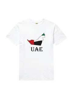 YANEK YANEK UAE Map Flag T-shirt Design | Solid Unisex Round Neck T ...