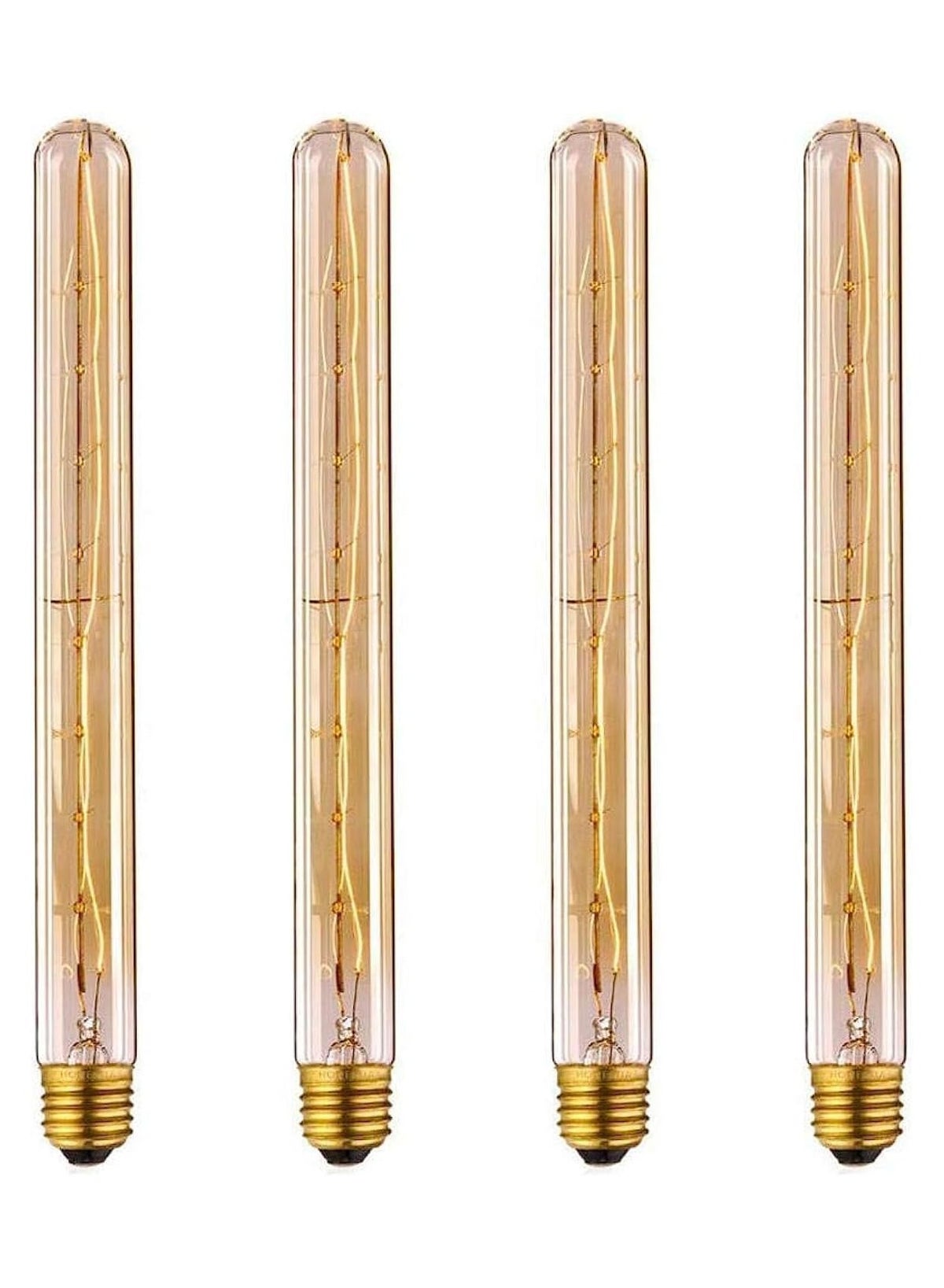 Generic Vintage Fluorescent Filament Bulb Set T300 Long Tube Decorative ...