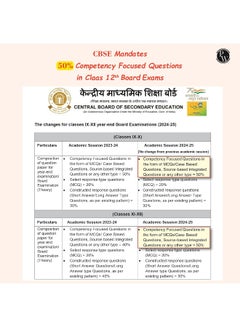 PW CBSE Class 12 Competency Based Question Bank For Board Exam l ...