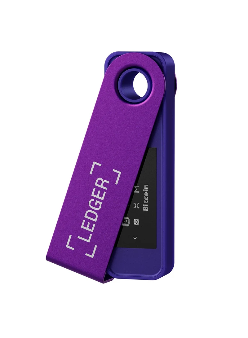 Ledger Amethyst Purple Nano S Plus Hardware Wallet | Safest Crypto & NFT Cold Storage, OLED ...