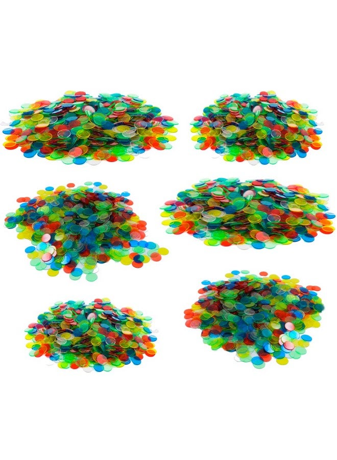 Regal Games Regal Bingo Plastic Bingo Chips 3000 Pcs - Clear ...