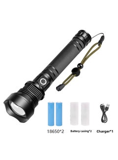 Generic P70 Telescopic Zoom Flashlight USB Charging P90 Outdoor ...