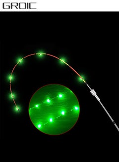 GROIC Fishing Rod Tip LED Light Clip on Rod Tip Glow Sticks LED Fish ...
