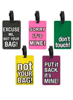 Generic Luggage Tag with Name ID Card Personalised Identifier ID Labels ...