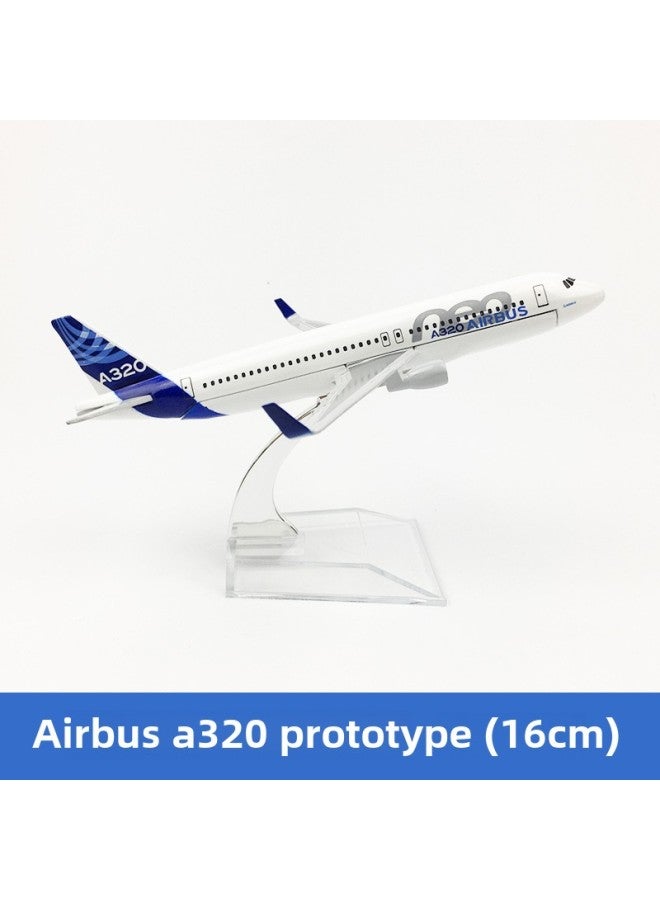 Generic 16cm Airbus Series A380a350a330a320 Solid Alloy Simulation Aviation Model Toy Precision ...