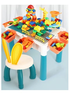 dreamons link Dreamons Link Kids Activity Table Set With One Chairs and Building Block with 4 ...