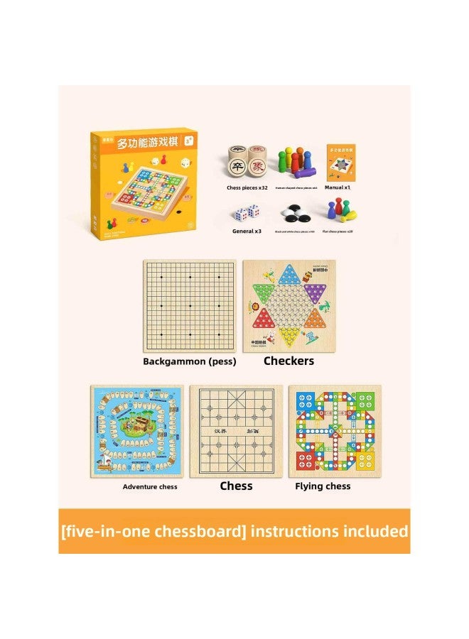 Generic Edition Checkers Board Game Flying Chess Gobang Chess Board ...