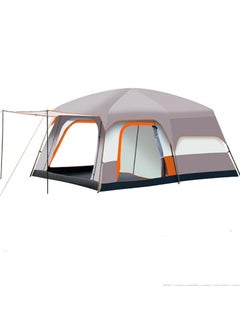Generic 4-12 Person Family Camping Tent, Stable Steel Pole Construction ...