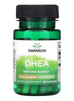 SWANSON Swanson, DHEA, High Potency, 25 mg , 30 Capsules UAE | Dubai ...